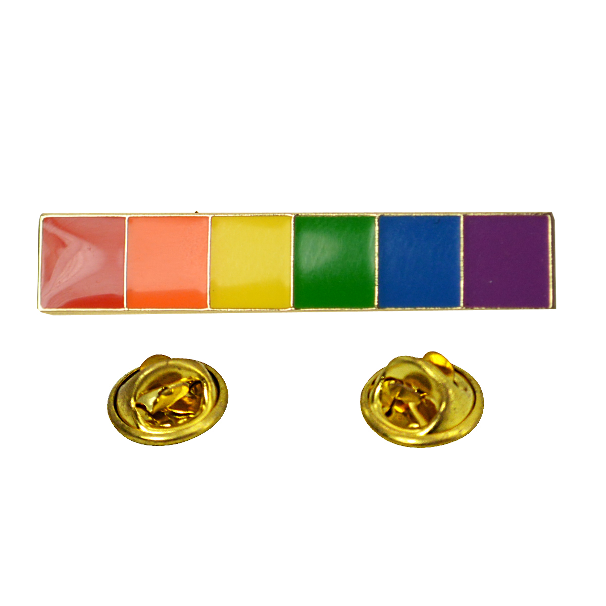 Gaysentials Lapel Pin – Rainbow Bar – PHS International