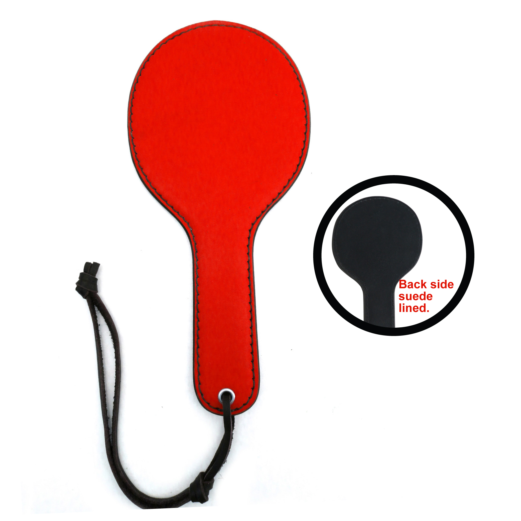 M2M Paddle – Leather – Pocket – Red – PHS International